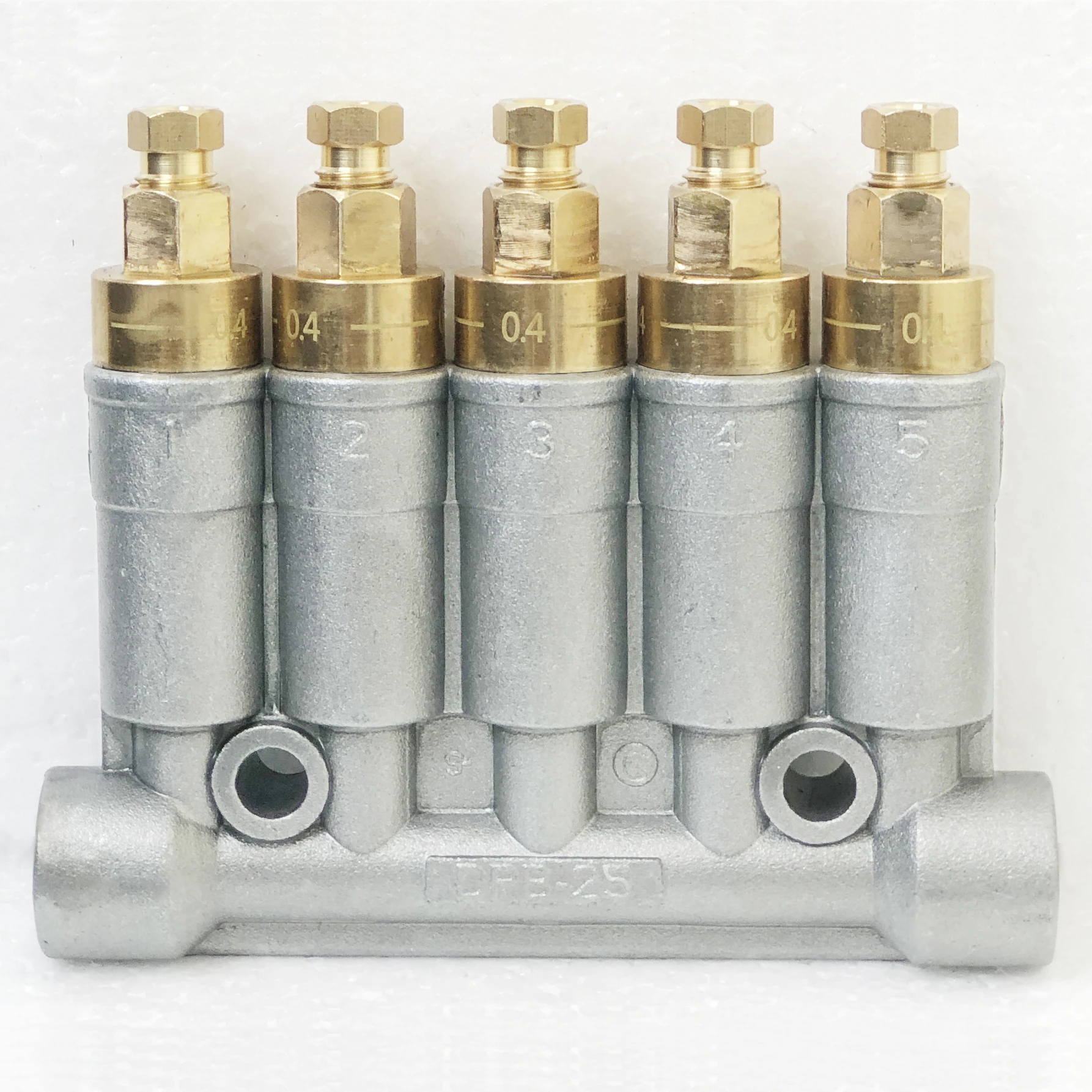 Separador de aceite volumétrico, Colector de válvula dosificadora de lubricación, 5 salidas, DPB ...