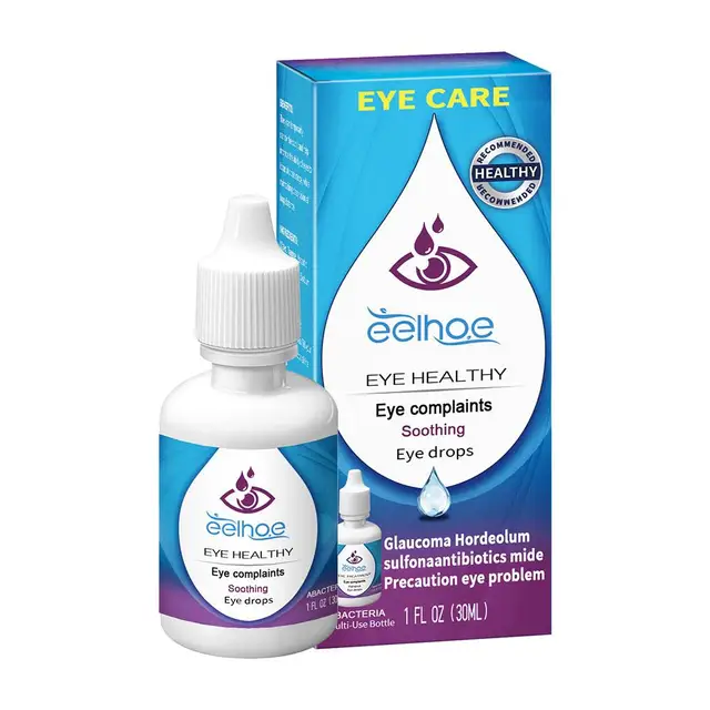 30ml Eye Drops Eye Protection Relieve Fatigue Dry Treat Red Prevention ...