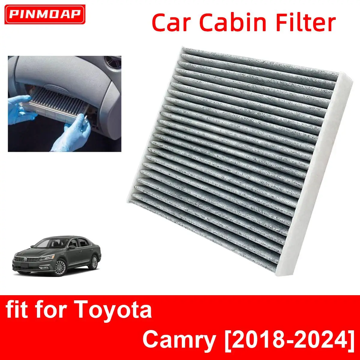 Car Cabin Air Filter for Toyota Camry 2018-2024 Auto Filters Carbon ...