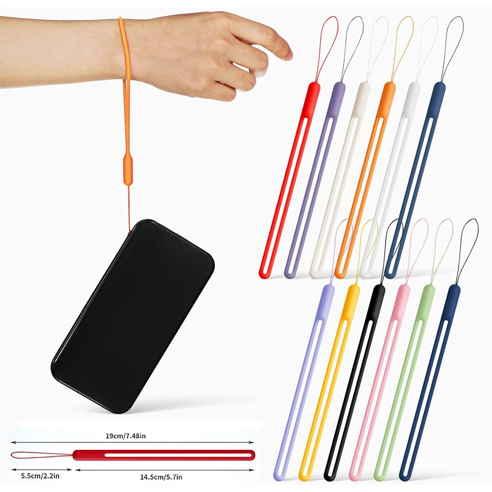 Silicone-Phone-Strap-Portable-Hand-Wrist-Lanyard-Chain-For-iPhone ...
