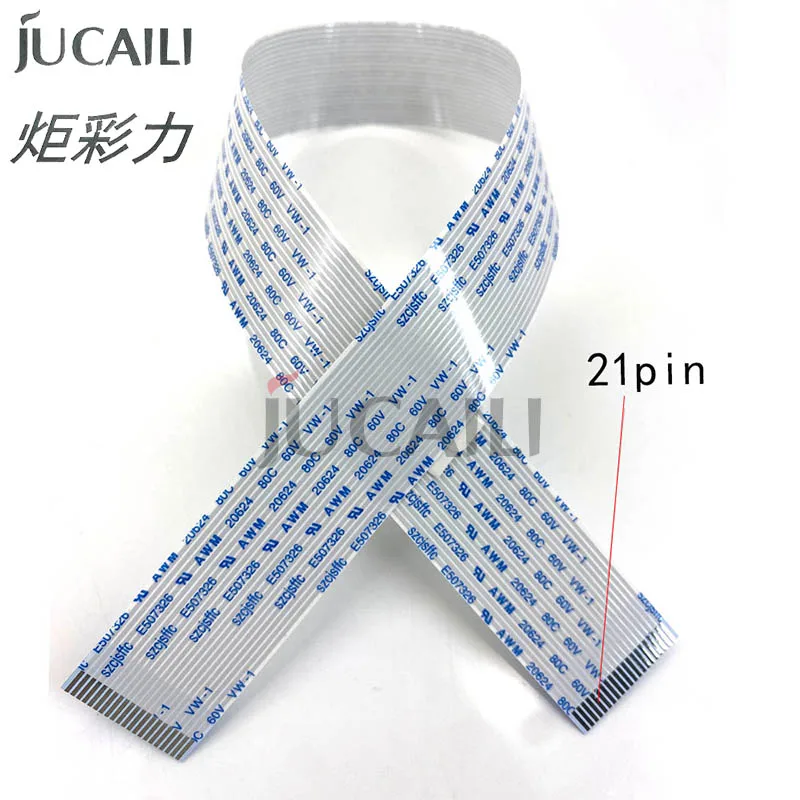 JCL 8pcs DX4 Printhead Flex Data Cable 21pin for Epson Roland Mutoh ...
