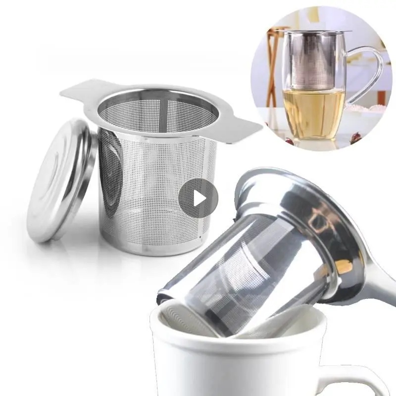 Mesh-Tea-Infuser-Reusable-Tea-Strainer-Tea-Leak-Teapot-Stainless-Steel ...