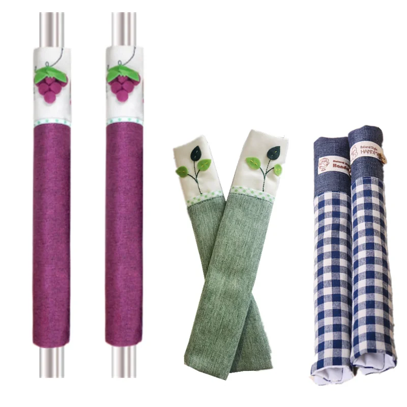 1Pair-Cloth-Handle-Cover-Door-Knob-Cover-Cotton-Refrigerator-Handle ...