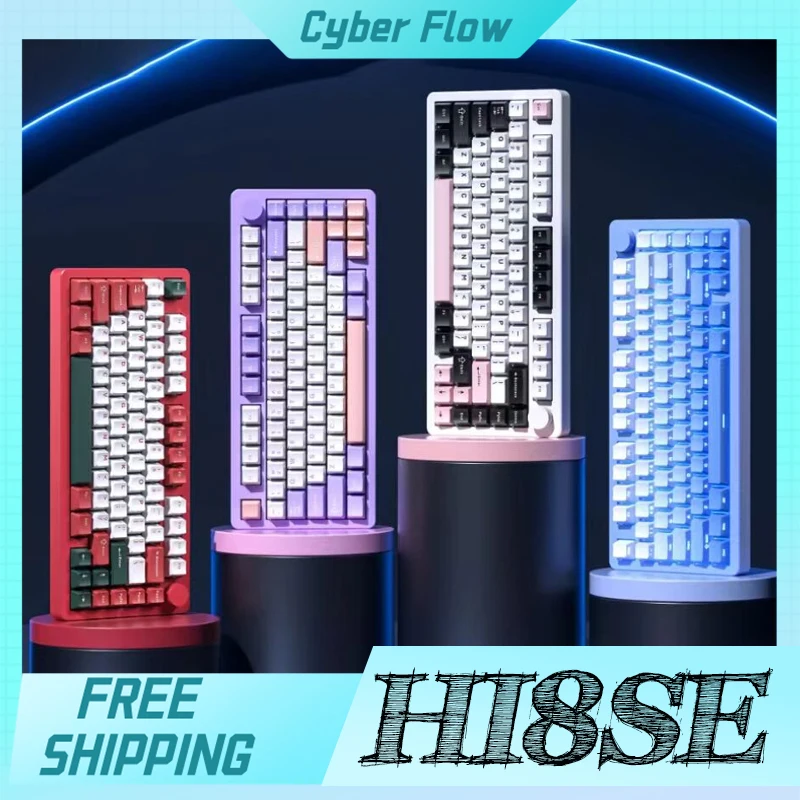 Leobog Hi8 SE Mechanical Keyboard Tri Mode Wireless Keyboard Aluminium ...
