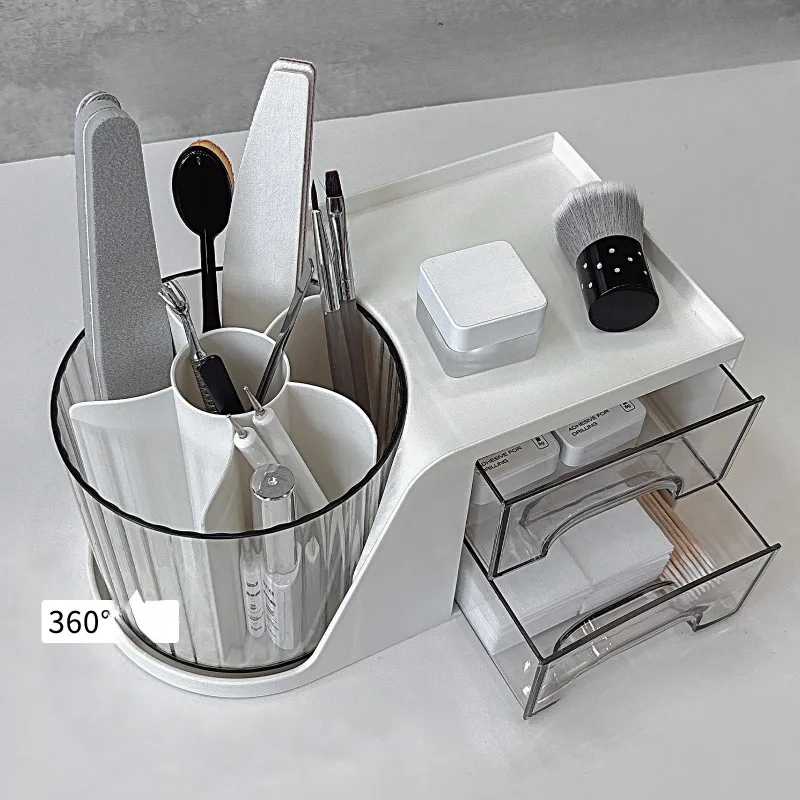 Nail-Art-Tools-Storage-Box-Cotonete-Container-Nail-Acess-rios-Maquiagem ...