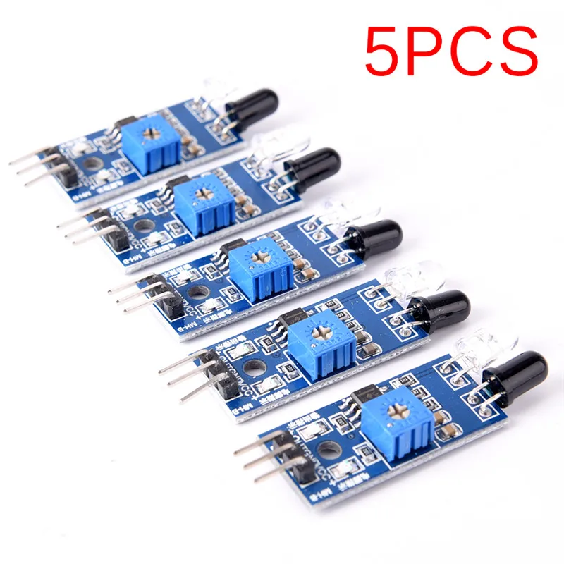 5PCS-IR-Infrared-Obstacle-Avoidance-Sensor-Module-For-Arduino-Smart-Car ...