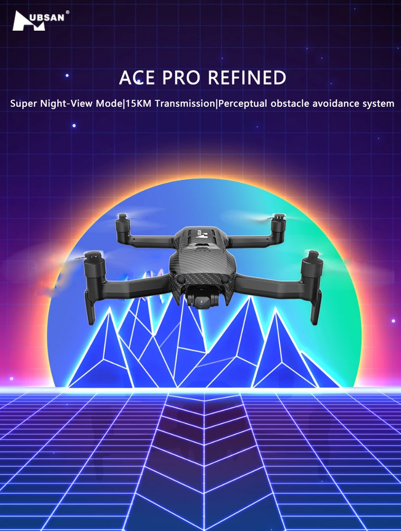Hubsan ACE PRO REFINED GPS Drone 4k Profesional 5G WIFI 15km 3-Axis Gimbal Camera Brushless ...