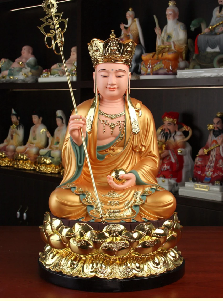 Wholesale Buddhism figure ksitigarbha bodhisattva buddha HOME temple ...