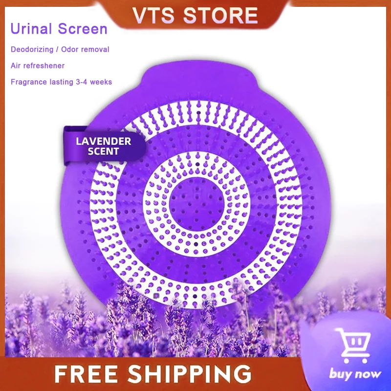 2pieces Packing Bullseye Urinal Screen Mats Deodorizer Two Color Target ...