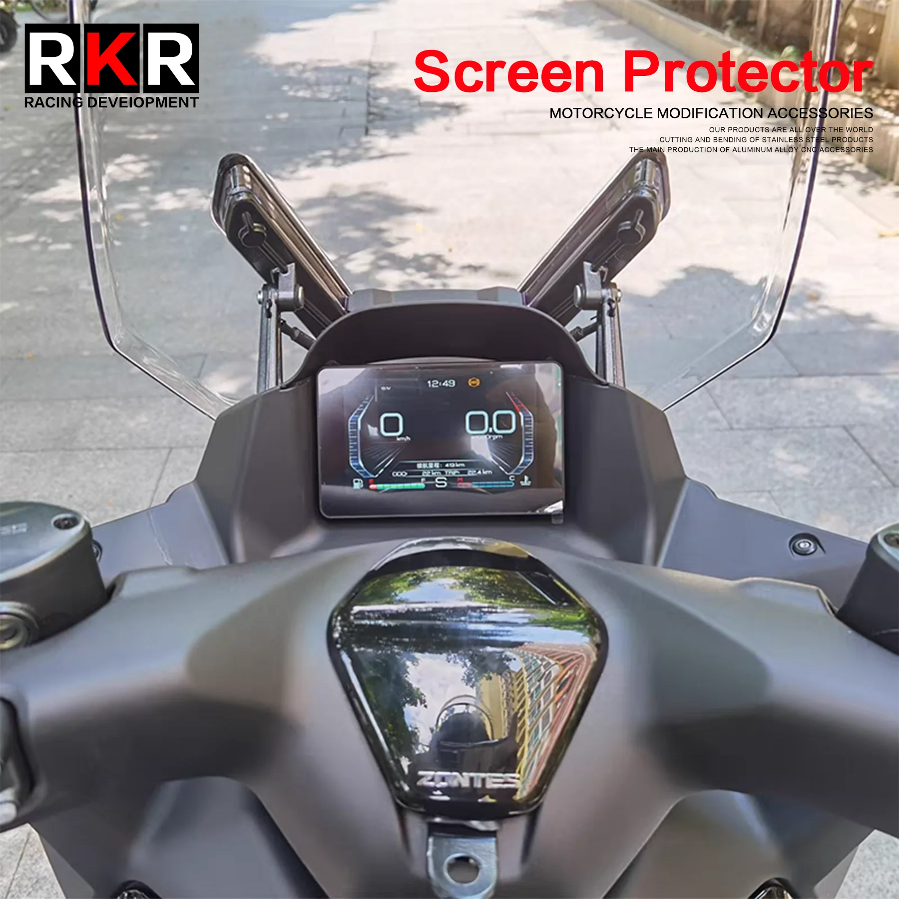 Motorcycle Screen Protector Speedometer Scratch Cluster Screen Protection Instrument Film for ...