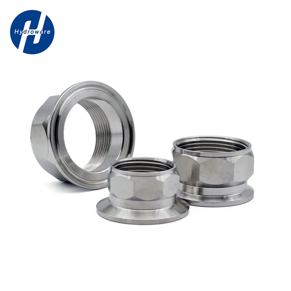 SS304/316L Stainless Steel Sanitary Adapter | Tri-Clamp to BSPT Female ...