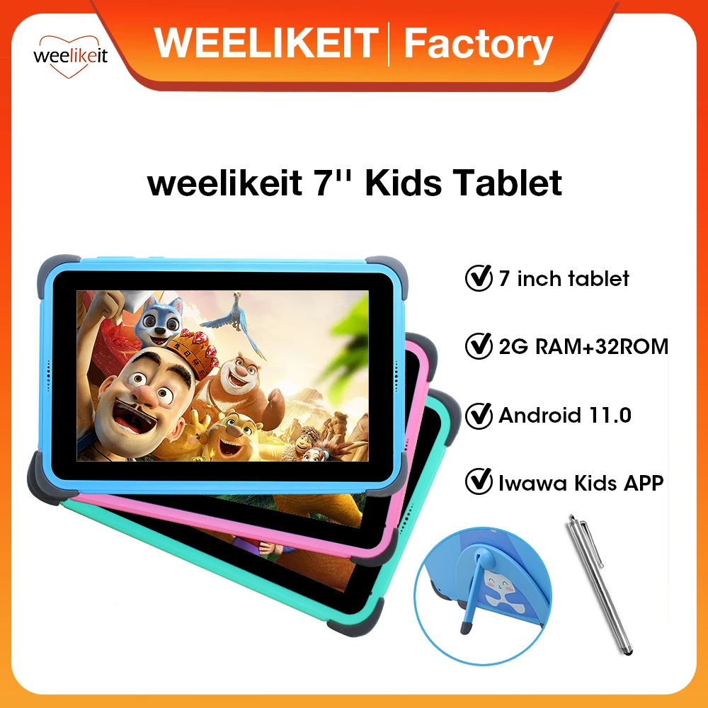 weelikeit-Kids-Tablet-7-Android-11-1024X600-HD-Children-Educational ...