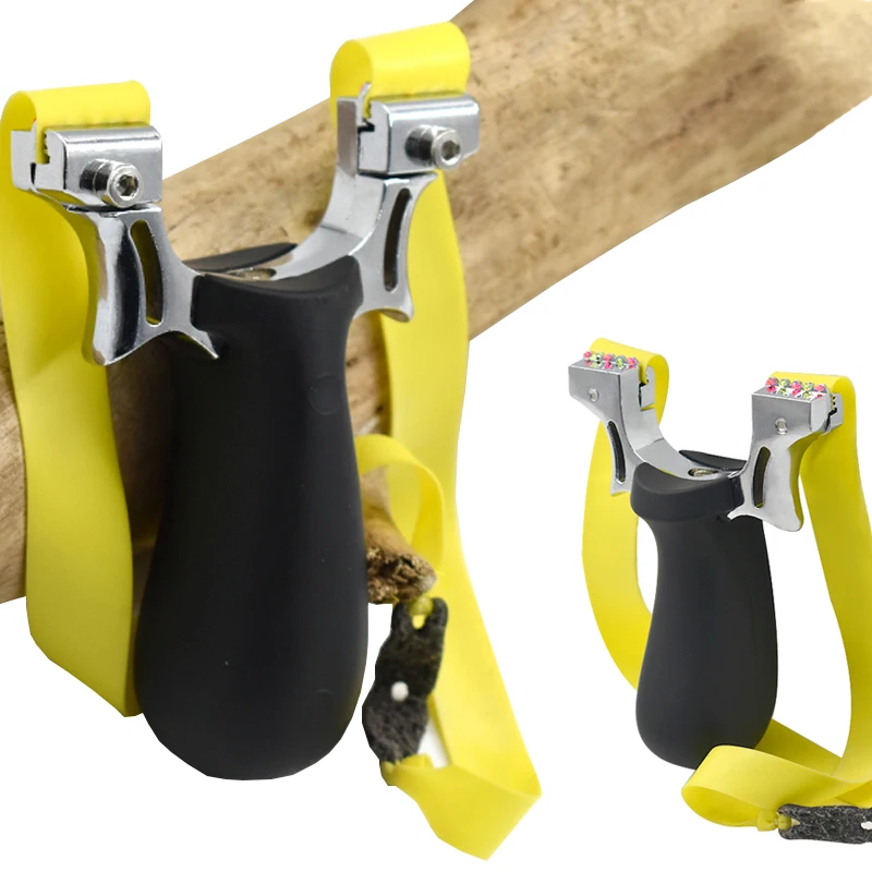 Outdoor-Hunting-Shooting-Slingshot-Polyester-Fiber-Material-Novice ...