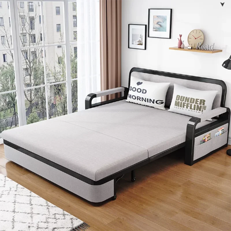 Sof-Cama-Plegable-para-ni-os-Cama-doble-multifuncional-ajustable-de-almacenamiento-minimalista ...