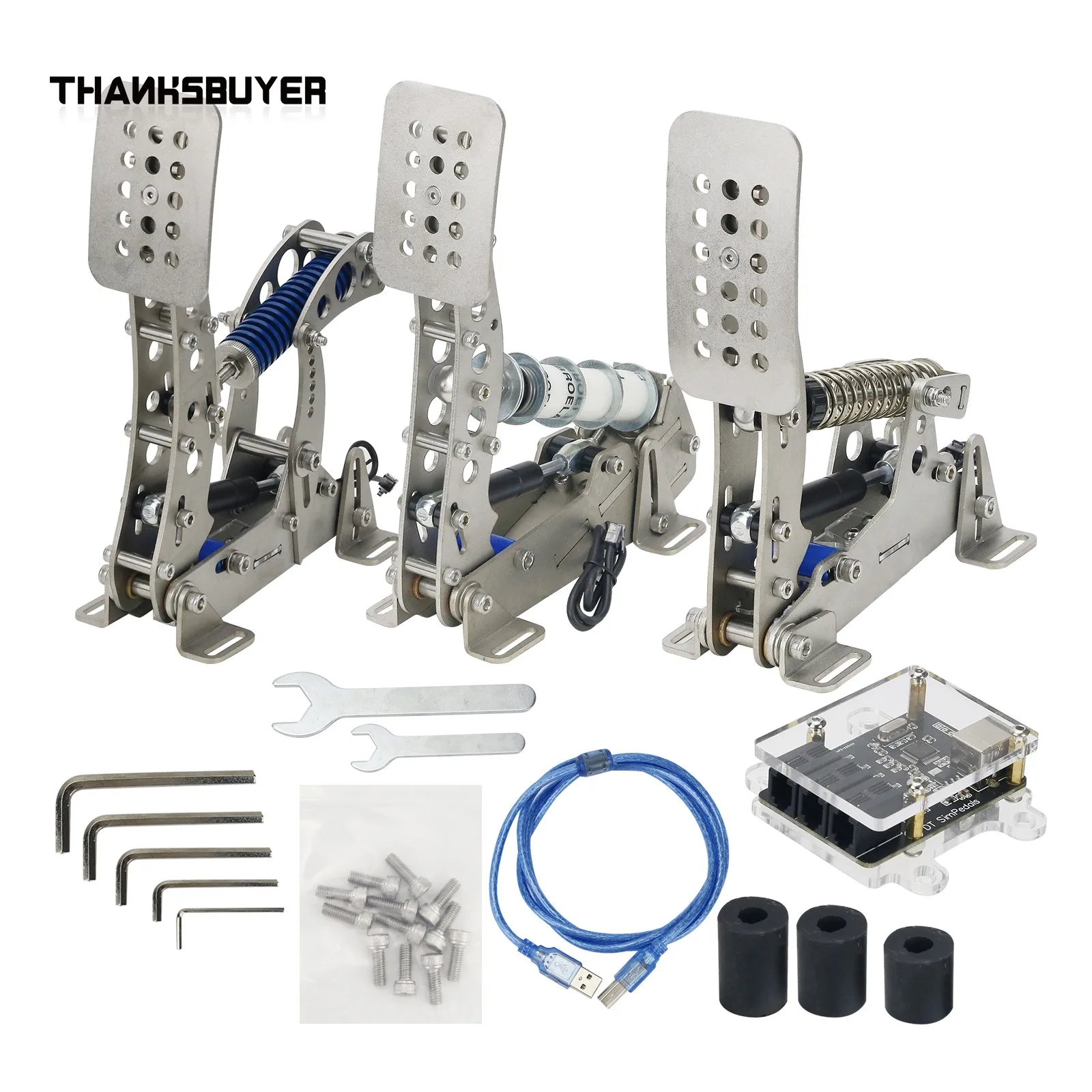 Thanksbuyer-Pedal-Hidr-ulico-Speed-Game-Throttle-Clutch-Racing ...