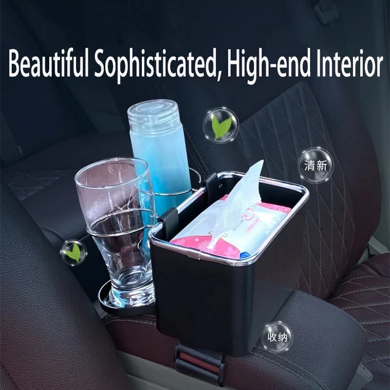 Multifunctional-Car-Organizer-Center-Console-Storage-Box-With-Cover ...