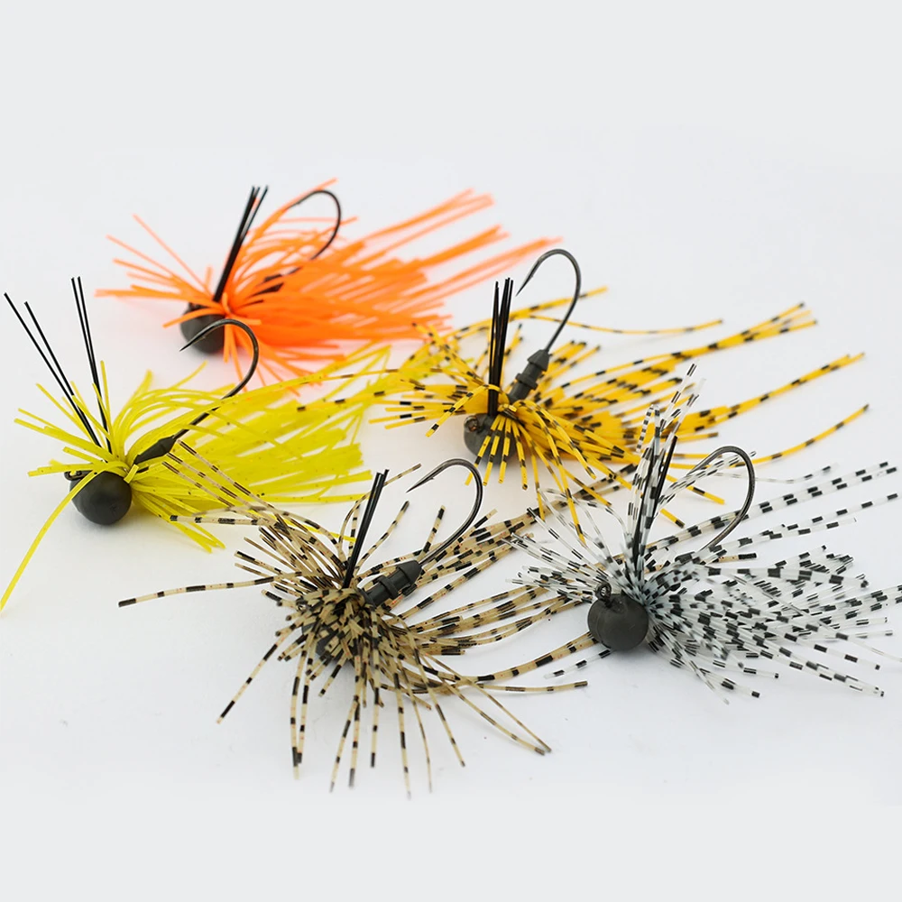 2pcs Fishing Lure 2.5g 3.5g 5g Micro Wire Bait Creeper Jigs Tungsten ...