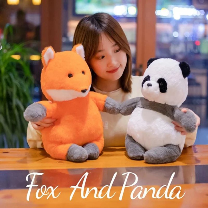 Cue Kawaii Big Belly Fat Stuffed Fox Panda Plushies Plush Toys ...