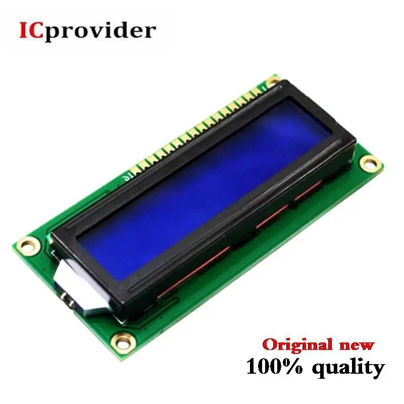10pcs/lot LCD1602 1602 module Blue screen 16x2 Character LCD Display ...