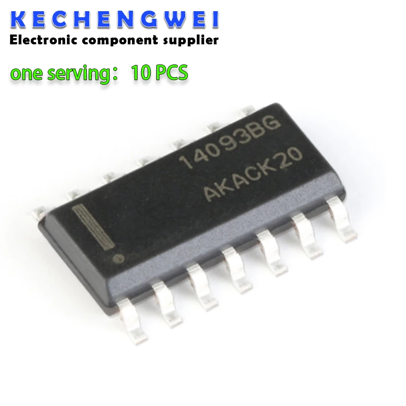 10pcs/lot Mc14093b 14093b Mc14093 Mc14093bdr2g Sop-14 New Original In ...