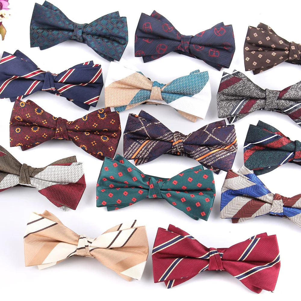 New-Striped-Bow-tie-Casual-Shirts-Bow-ties-For-Men-Women-Bow-knot-Adult ...