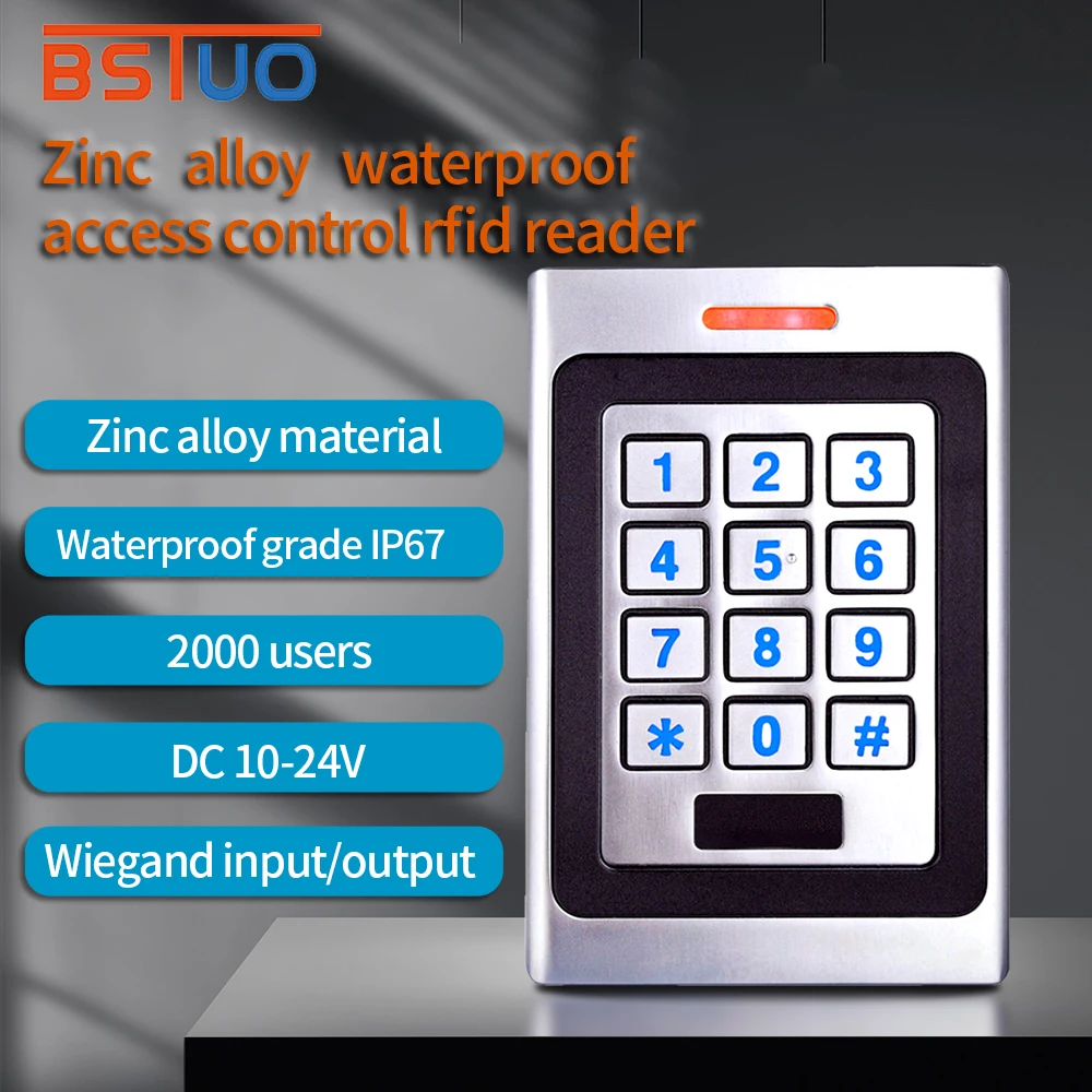 Outdoor-Metal-RFID-Access-Control-Keypad-Card-Reader-Waterproof-Lock ...