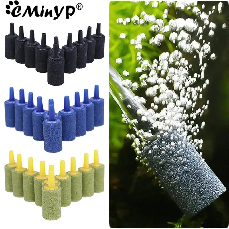 10Pcs-Atomizer-in-the-Aquarium-sprayer-Air-Stone-Mineral-Bubble ...