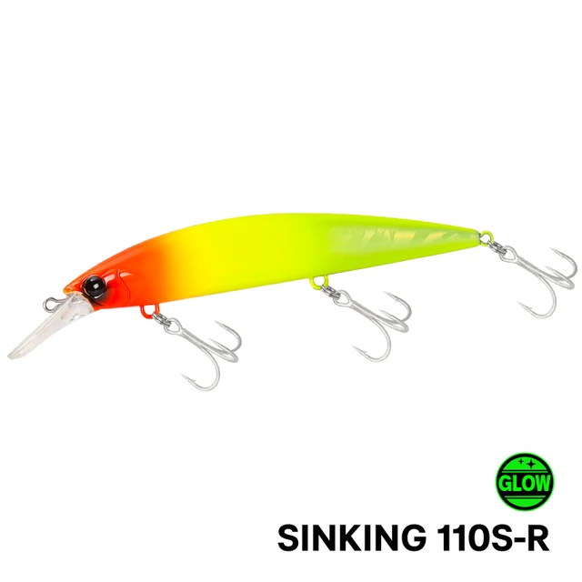 TSURINOYA 110mm 37g Heavy Weight Sea Fishing Lure Max 80m Ultra Long ...