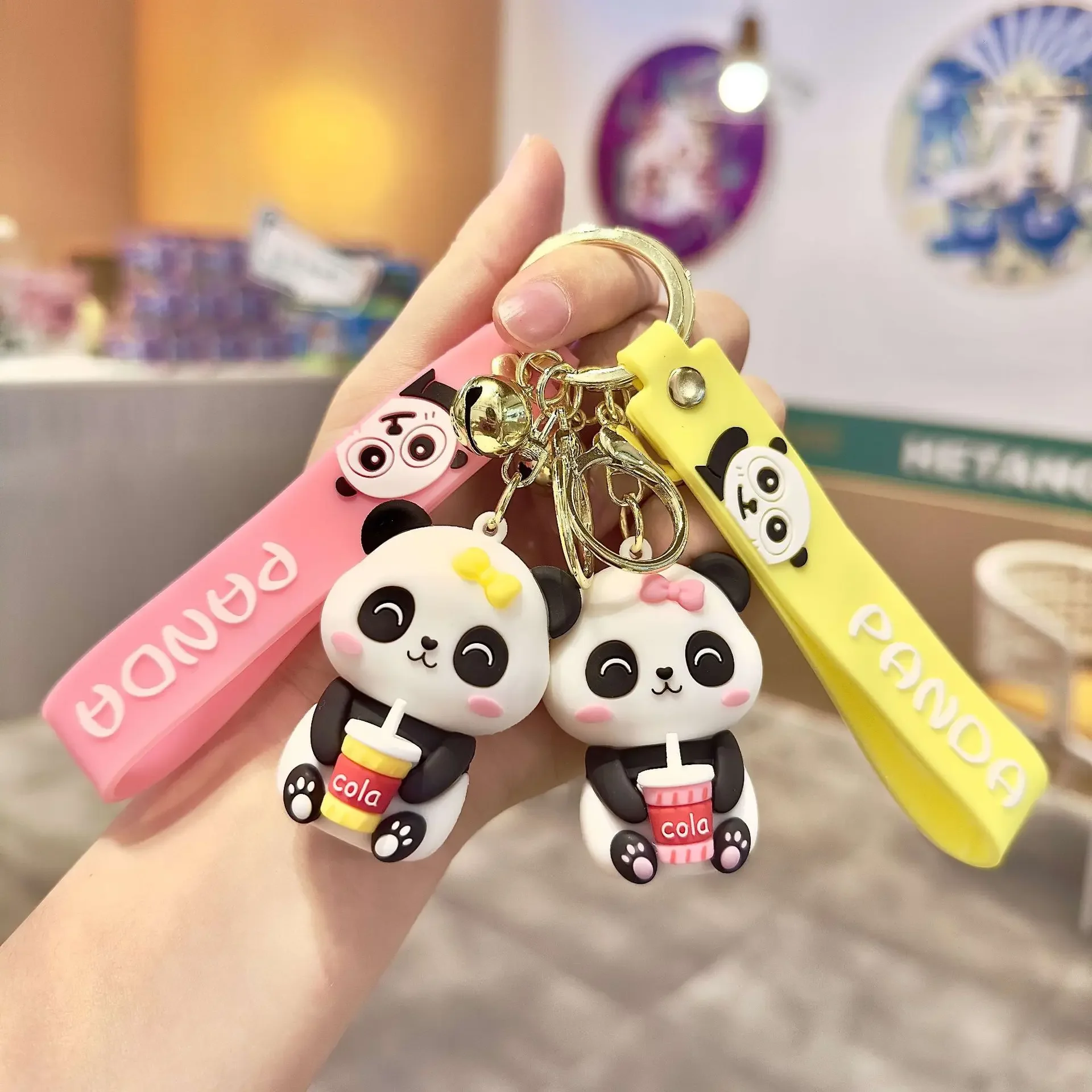 Cartoon-Cute-Panda-Keychain-Doll-Pendant-Creative-Backpack-Bag-Gifts ...