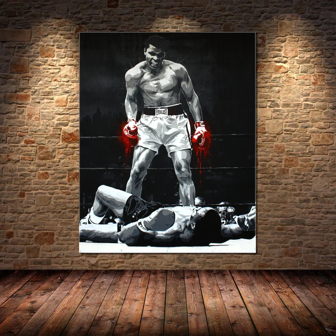 Muhammad-Ali-Modern-Sports-Boxing-Art-Vintage-Print-Art-Canvas-Poster ...