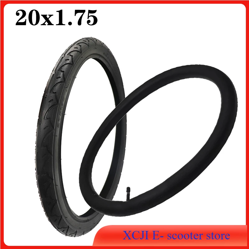 20 Inch tyre 20x1.75 inner and outer tire for Bikes Road Cycling Bicycle Tyres inner tubes 20*1 ...