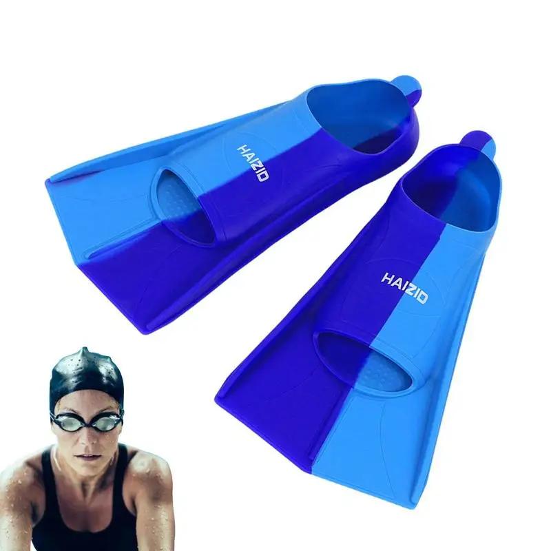 Flippers-For-Snorkeling-Silicone-Anti-Slip-Swim-Fins-With-Drainage ...