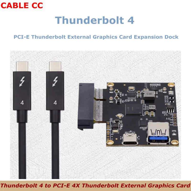 New Thunderbolt 4 to PCI-E 4X Thunderbolt External Graphics Card ...