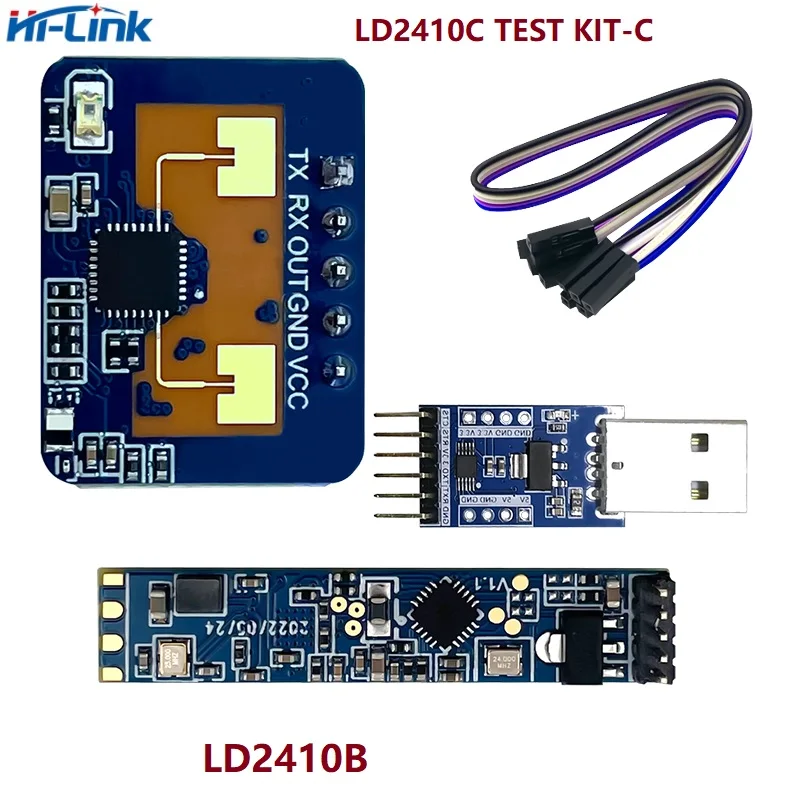 Free-Ship-Hi-Link-New-Mini-LD2410C-5V-79mA-High-Sensitivity-24GHz-Human ...