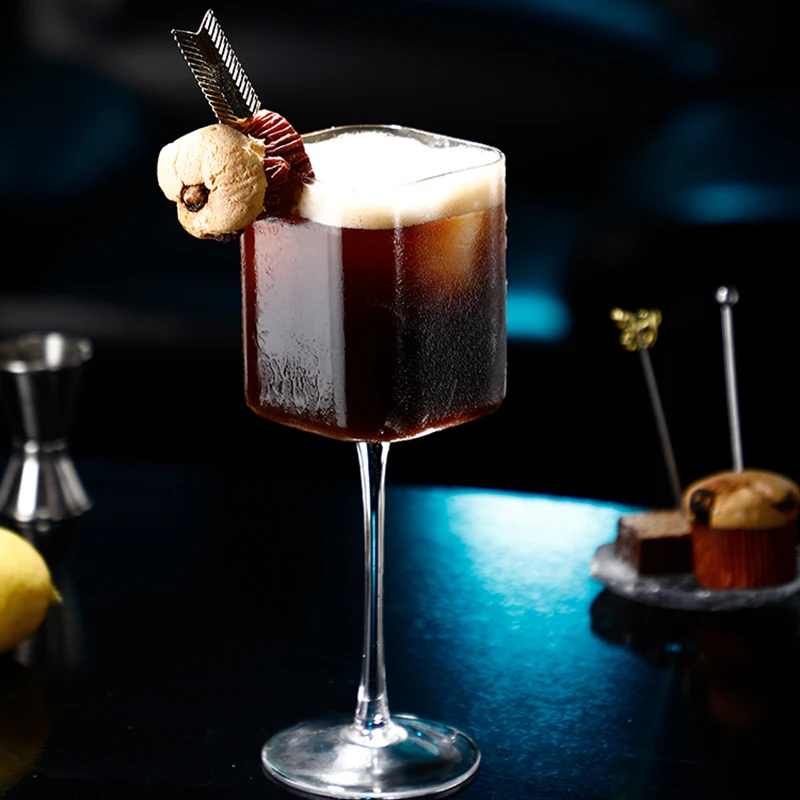 Square-Goblet-Cocktail-Glass-Special-Mix-Glass-Personality-Glasses ...