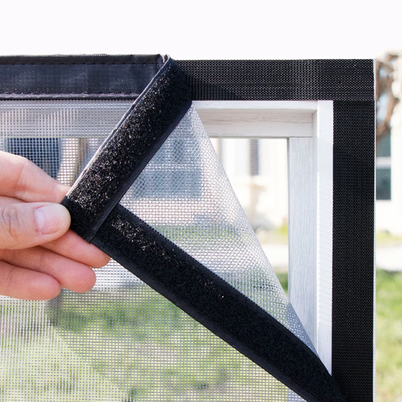 Inset Window Screen Mesh, Air Tulle Adjustable Summer Invisible Anti ...