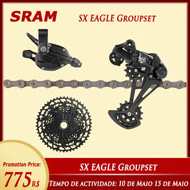 Sram sx eagle groupset 12v velocidade conjunto de quatro peças mtb ...