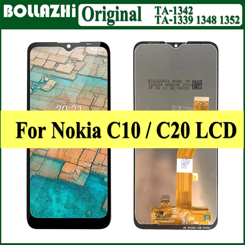 Original Test Screen For NOKIA C20 LCD TA-1339 TA-1352 Display Touch ...