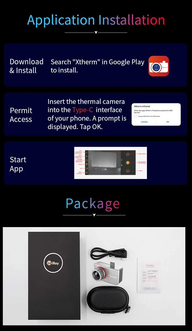 InfiRay Official T3pro Professional Industrial Thermal Imaging Camera ...