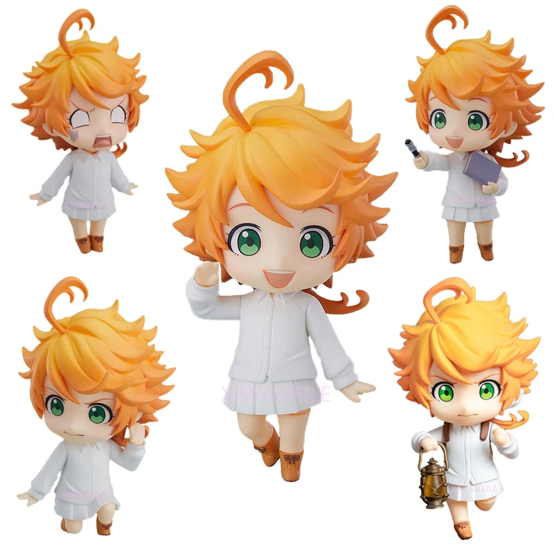 #1092 Emma Figure 약속 된 네버 랜드 Emma Anime Figure #1505 노먼 액션 피겨 콜렉션 모델 인형 ...