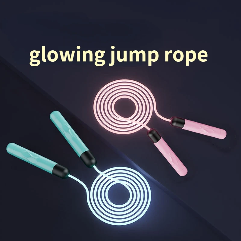 Jump Rope Adjustable Night Light Jump Rope Fitness Home LED Ultra thin ...
