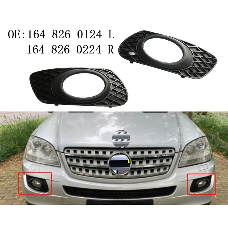 Front-bumper-grille-For-Mercedes-Benz-ML-Class-W164-ML320-ML350 ...