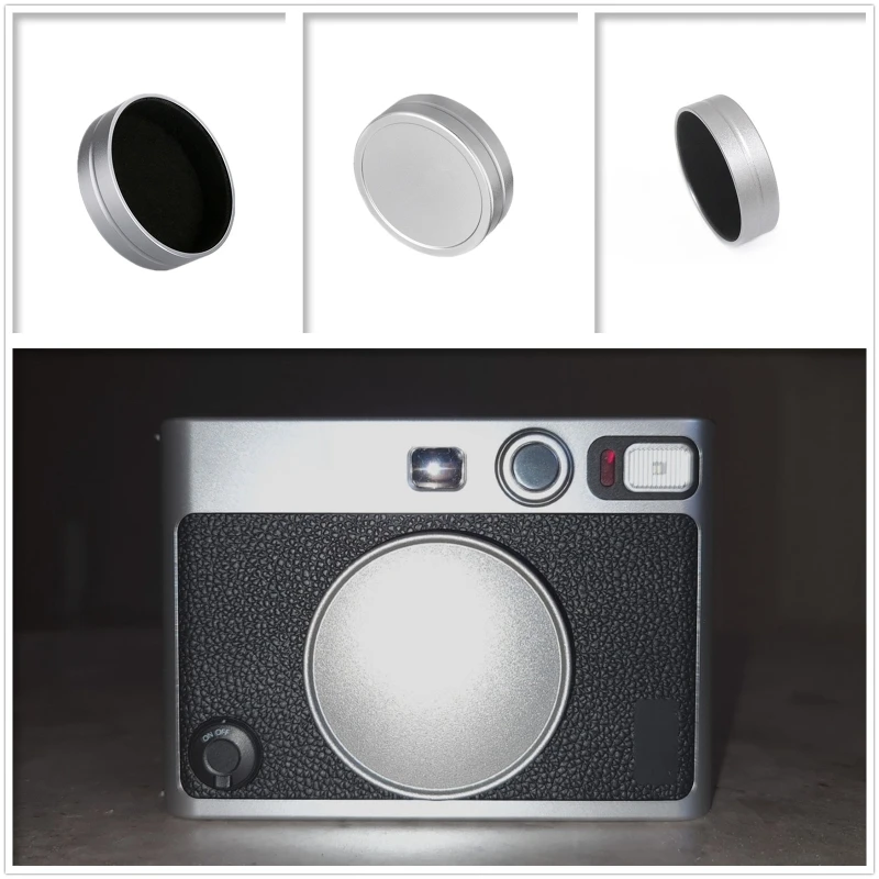 Metal-front-Lens-Cap-Cover-Protector-Hood-for-instax-mini-EVO-Camera ...