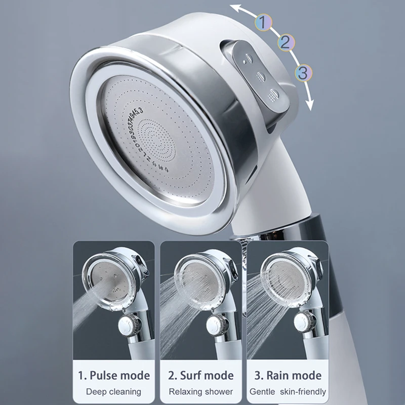 High-Pressure-Pressurized-Shower-Head-3-Modes-Faucet-With-Holder ...