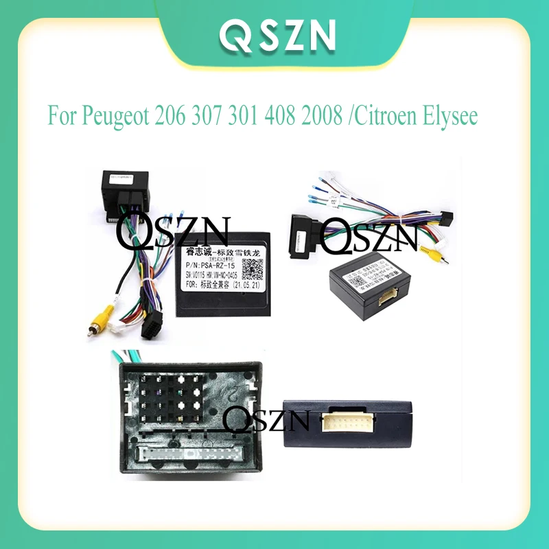 Car-Audio-Stereo-Radio-Canbus-Box-PSA-RZ-15-For-Peugeot-206-307-301 ...