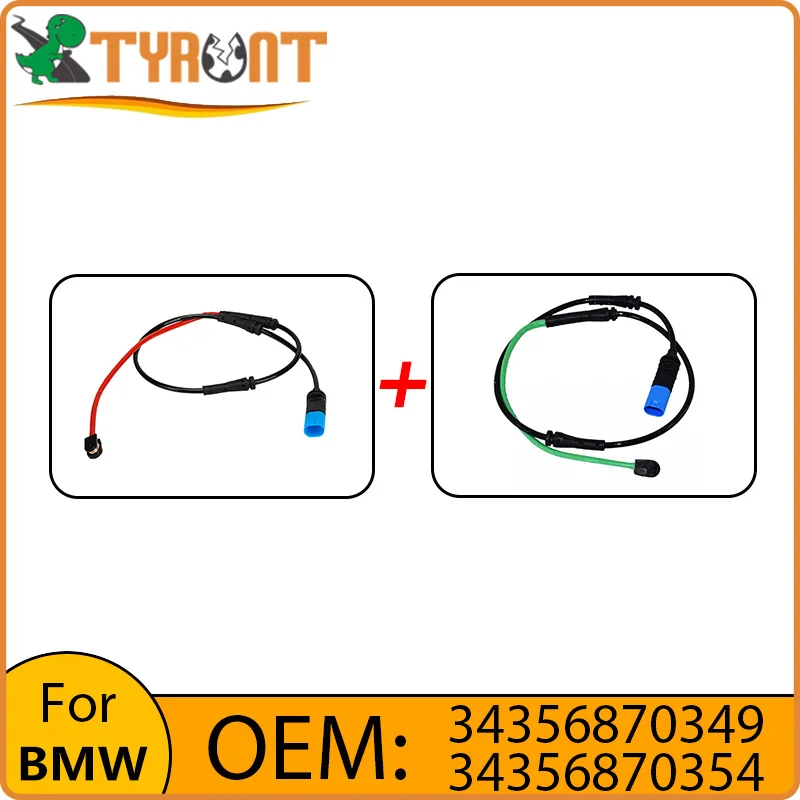 TYRNT-Front-Rear-Axle-Brake-Pad-Wear-Sensor-34356870349-34356870354-For ...