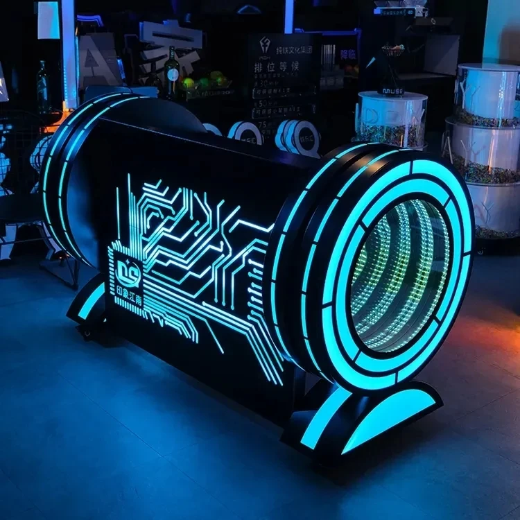 Wholesale Glow DJ Facade Stand DJ Booth Tables Glorifier Display Rack ...