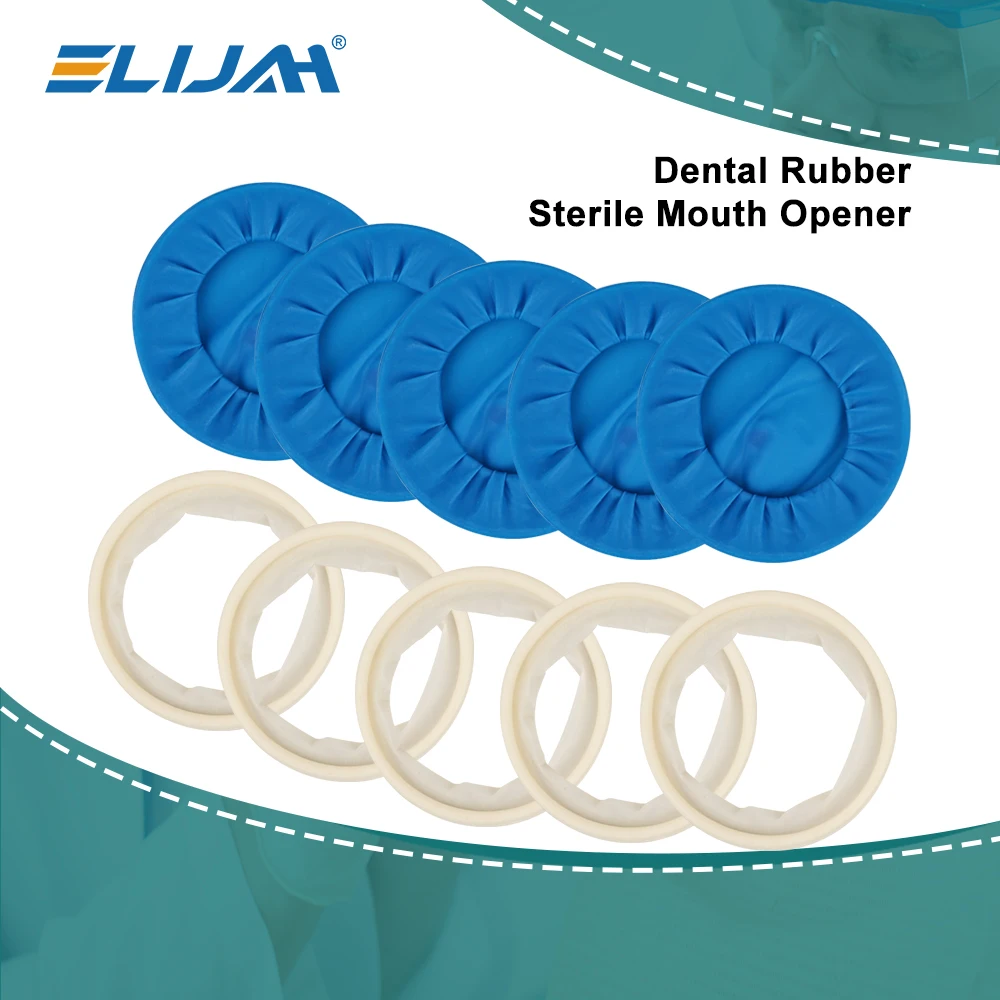 ELIJAH 5pcs Dental O Shape Mouth Opener Rubber Sterile Mouth Opener ...