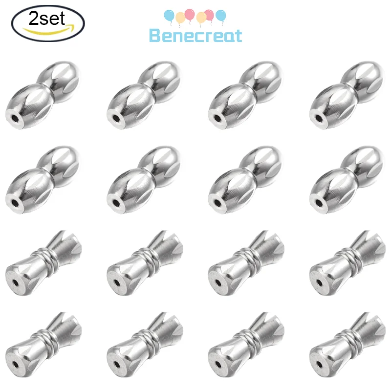 2-Sets-2-Styles-Stainless-Steel-Screw-Clasps-Column-Screw-Clasps ...