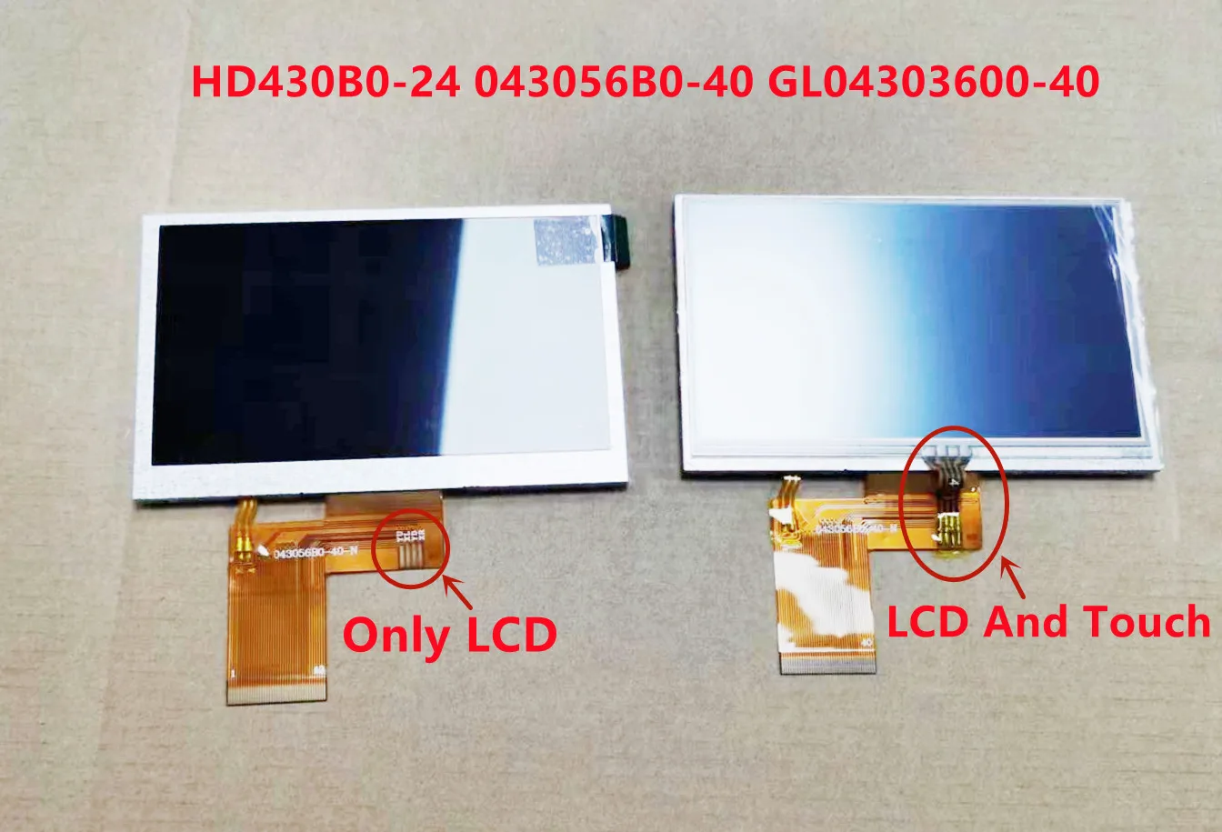 For-4-3-inch-40-Pin-TFT-LCD-Display-Common-Screen-GL043056B0-40-HD430B0 ...